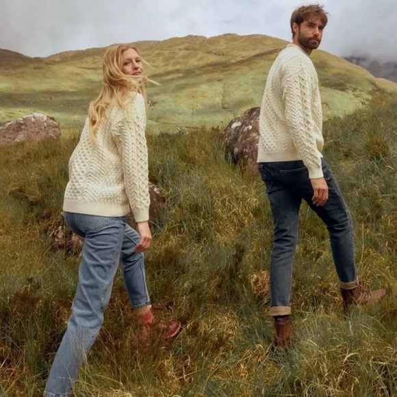 Aran Crafts | Sweaters | New Aran Crafts Sweater Ireland Made Cable Xl ...